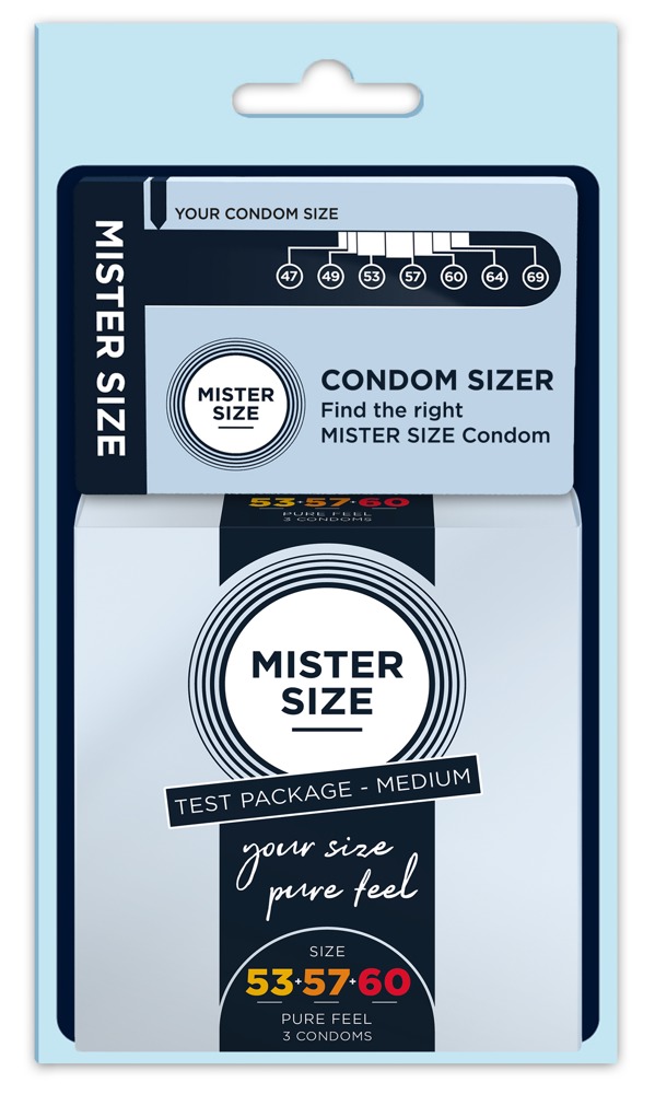 MISTER SIZE Size-Kit medium with Condom Sizer